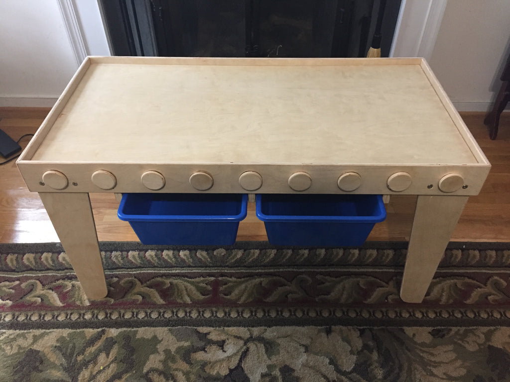 Custom Built Lego Table - Blue/Green – The Nine 4